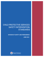 Child Protective Services Safety Intervention Standards. [Wisconsin ...