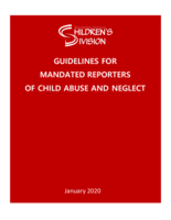 Guidelines for Mandated Reporters of Child Abuse and Neglect. [Missouri ...