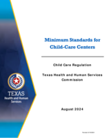 Minimum Standards for Child-Care Centers. Revised August 19, 2024 ...